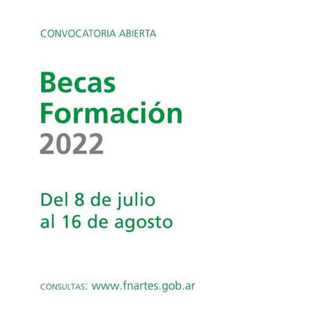 Cultura Barilochense Becas A La FormaciÓn Del Fondo Nacional De Las Artes