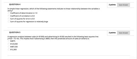 Solved QUESTION Points Save Answer Which Value Of The Chegg
