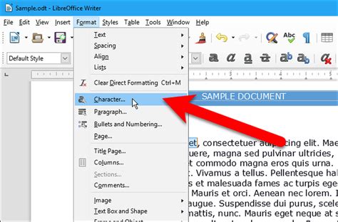 Как поменять шрифт презентации в Libreoffice