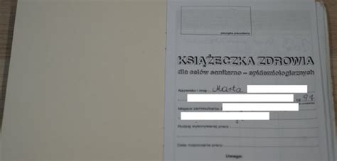 Książeczka sanepidowska jak ją wyrobić Ciekawe CV