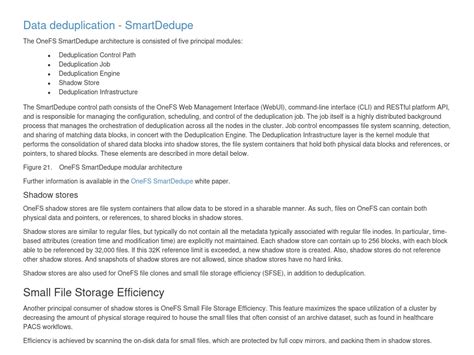 Data Reduction And Storage Efficiency Dell Powerscale Onefs Technical Overview Dell
