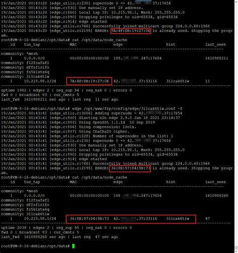 the edge is failed to connect the supernode with mac error report