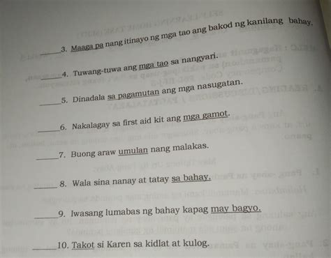 Patulong Guys Kailangan Ko Kasi Ngayon E Plsssbrainliest Ko Maka Sagotnonscene Reportdirections