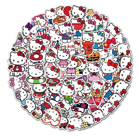 Hello Kitty Stickers Zicase