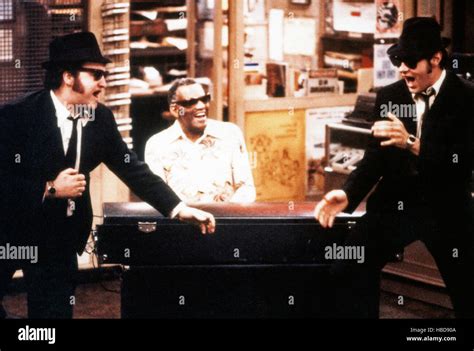 The Blues Brothers From Left John Belushi Ray Charles Dan Aykroyd