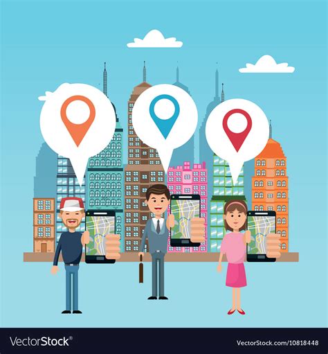 Gps Navigator And Location Design Royalty Free Vector Image