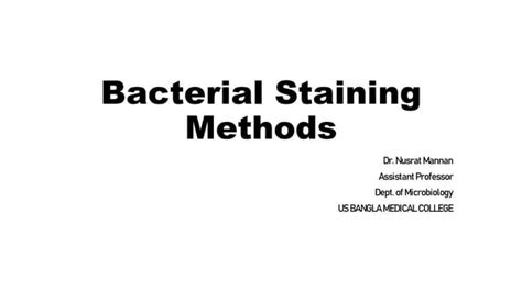 Staining Methods Pptx