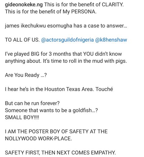 It S Taken Me Three Months To Heal Gideon Okeke Explains Reason For
