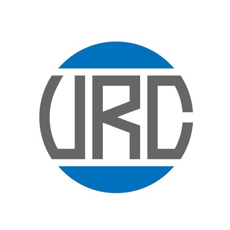 Urc Letter Logo Design On White Background Urc Creative Initials