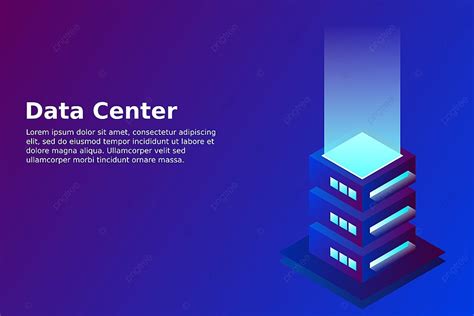 Datacenter Isometric Vector Illustration Template Download On Pngtree