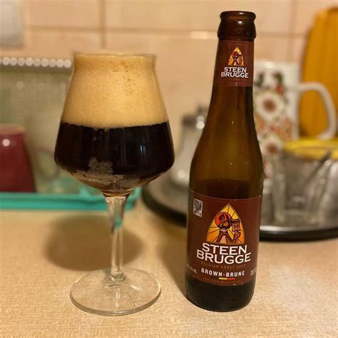 Bia Steenbrugge Brune Bỉ 6,5% - thùng 24 chai 330ml - Chuyên bia nhập ...