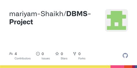 Github Mariyam Shaikh Dbms Project