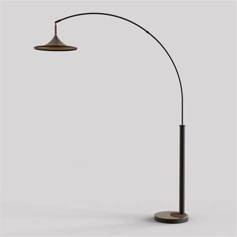 Mushroom 5 Light Arc Floor Lamp Black Nickel Dimmer Switch Marble