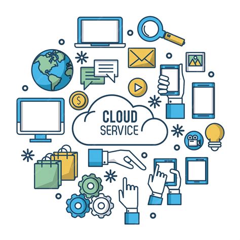 Premium Vector Cloud Computing Service Illustration