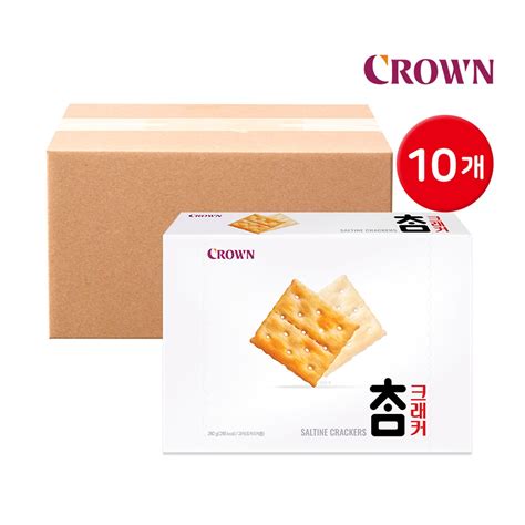 크라운 참 크래커 280g 10개 홈플러스 택배배송