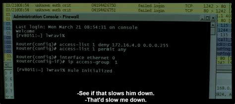 Firewall Blocking A Bruteforce Attacker With This Firewall Rule