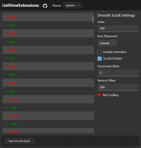 Smoothscrollintoview Will Scroll To The New Offset Even After Is