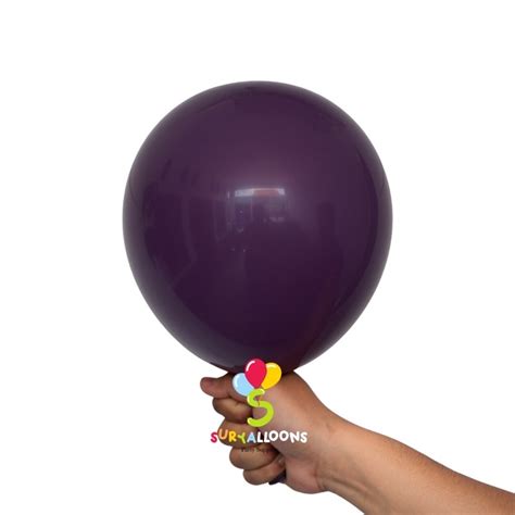 Jual Balon Retro Ungu Balon Latex Doff Tebal Warna Retro Ungu Tua