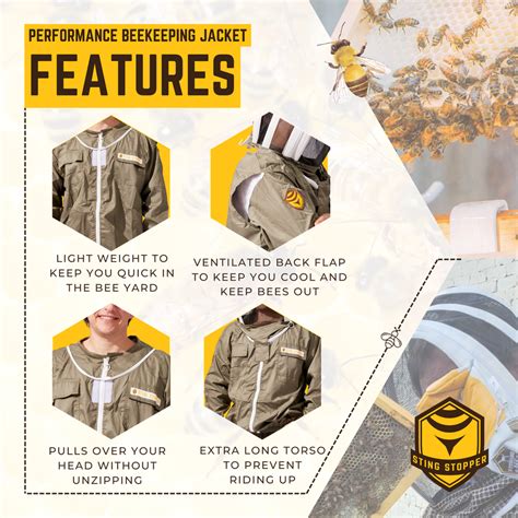 Performance Beekeeping Jacket Sting Stopper