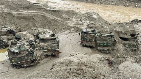 Army Chief Visits Sikkim To Take Stock Of Flash Flood Situation The