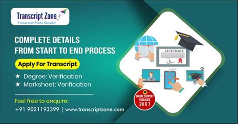 Apply For Transcripts Online Degree And Marksheet Verification Made Easy