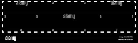 Dashed Line Border And Frame Vector Element — Stock Vector Illustration Graphic Clip Art Stock