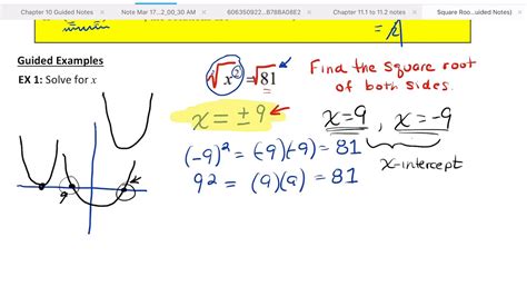 Solving Quadratics Using The Square Root Principle Youtube