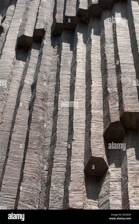 Interlocking Basalt Columns Garni Gorge Armenia Stock Photo Alamy