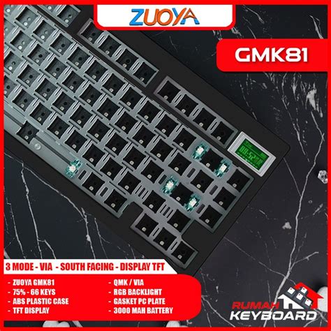 Mechanical Keyboard ZUOYA GMK81 75 South RGB TFT Display VIA