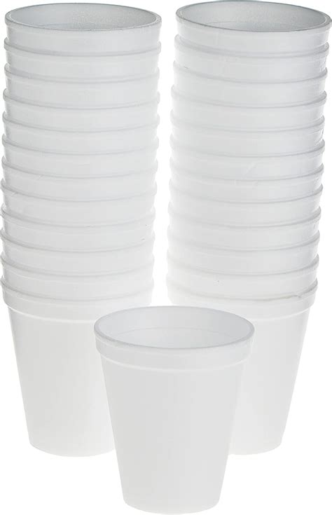 Hotpack Disposable White Foam Cup Hot And Cold Drinks Coffee Foam Cup 6