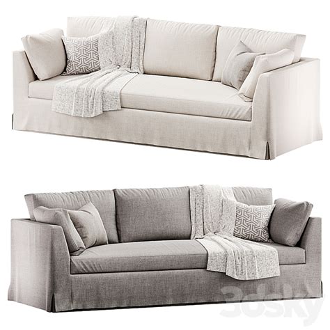 Lulu And Georgia Coen Slipcover Sofa Sofa 3d Model