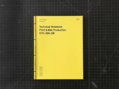 Technical Notebook On Behance