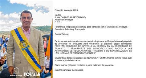Alcalde Juan Carlos Muñoz Recuperemos A Popayán Sin Perder La Dignidad