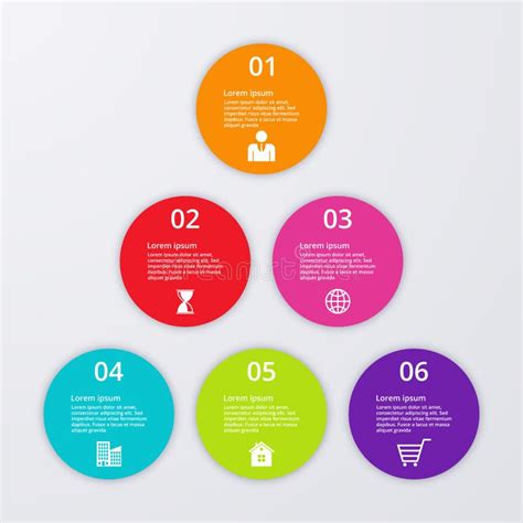 Vector Illustration Of Circles Infographics Stock Vector Illustration