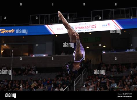 August 25 2023 Olympic Gold Medalist Simone Biles During The Senior