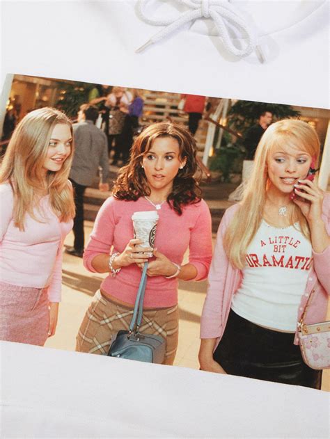Mean Girls Mall Scene White Hoodie Dumbgood