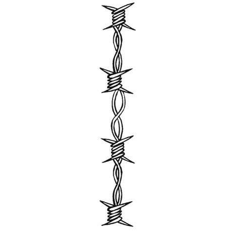 Barbed Wire Pack De 2 Tatuajes De Alambre De Púas Tatuaje De Hp