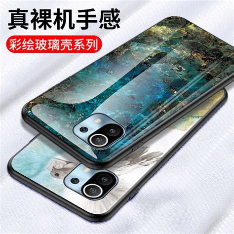 适用小米11青春版手机壳mi11ultra硅胶全包lite保护套5g防摔至尊版m2101k9c大理石纹m11彩绘外壳十一男女款ml虎窝淘