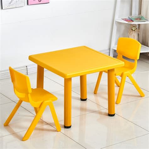 Kindergarten Plastic Tables And Chairs Toys Games Vicedeal