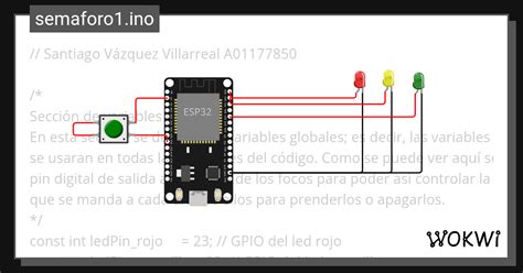 Semáforo Copy Wokwi Esp32 Stm32 Arduino Simulator