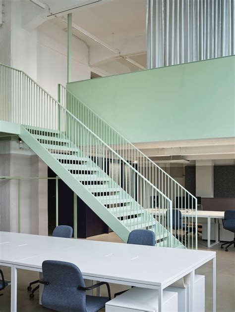 Color Coded Spaces At Relaxound Office In Berlin