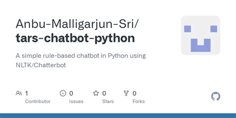 Github Anbu Malligarjun Sritars Chatbot Python A Simple Rule Based