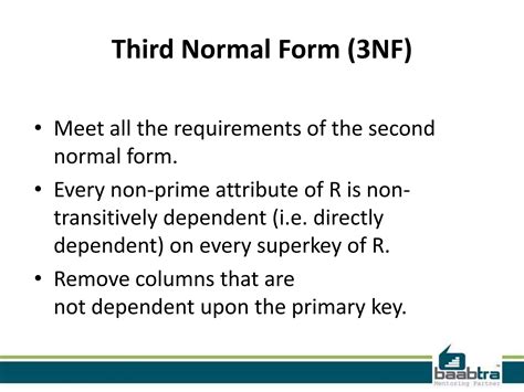 Normalization In Databases Pptx