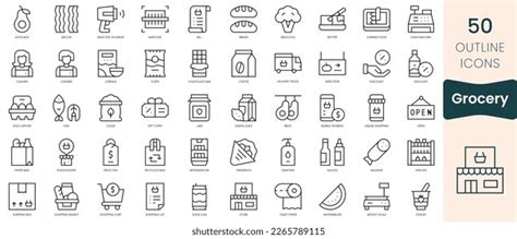 Set Hanukkah Icons Thin Linear Style Stock Vector Royalty Free