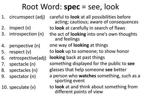 Ppt Root Word Ped Foot Powerpoint Presentation Free Download Id