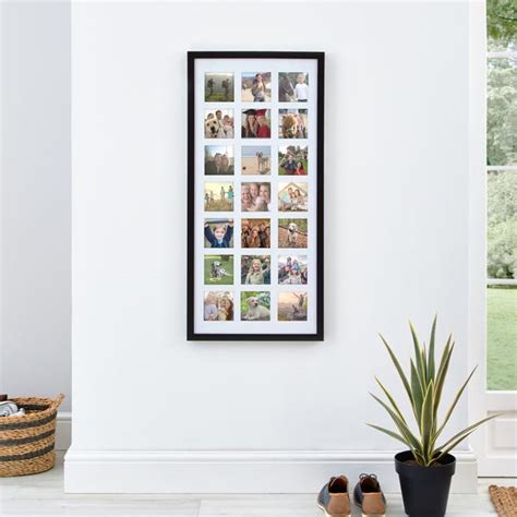 Black Extra Large Multi Photo Frame Dunelm