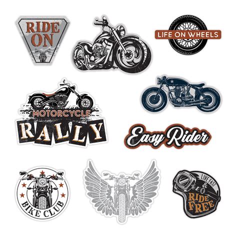 Creative Memories Revved Up Motorcycle Embellishments