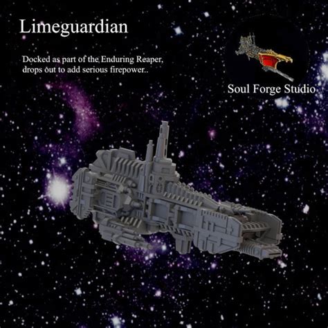 Enduring Reaper Titanic Battleship Soulforge Battlefleet Etsy