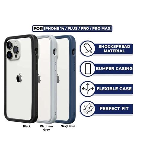 Promo Case IPhone Pro Max Plus RhinoShield Crashguard NX Bumper Casing IPhone Platinum