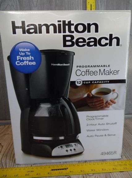 Hamilton Beach Coffee Maker New Dunker Auction